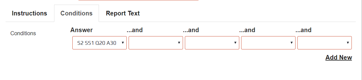 Conditions – Brilliant Assessments