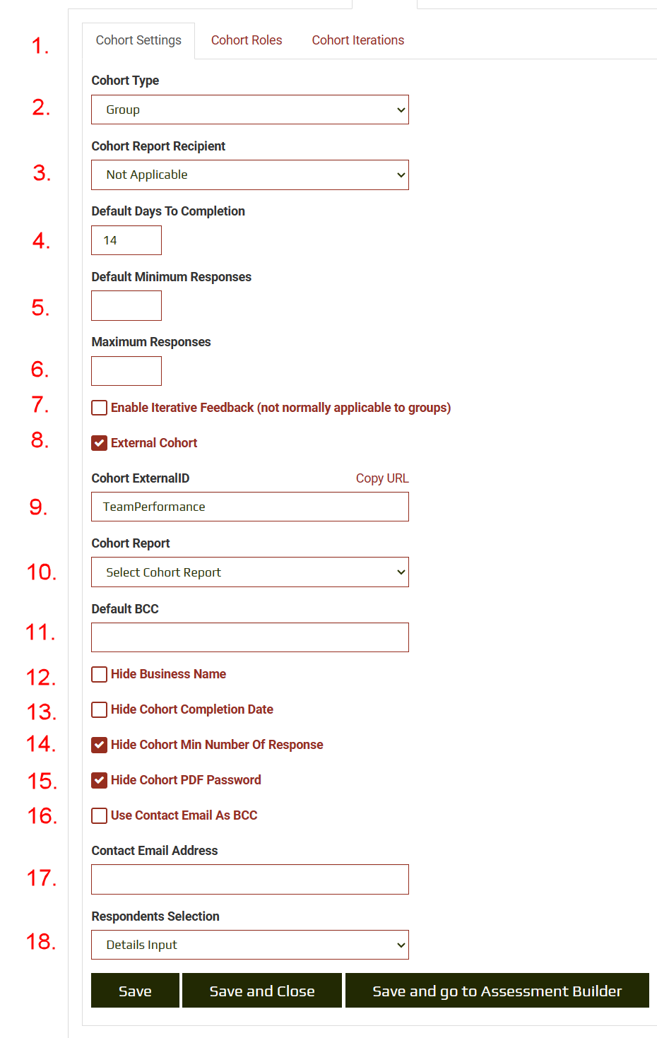 Assessment Settings – Brilliant Assessments