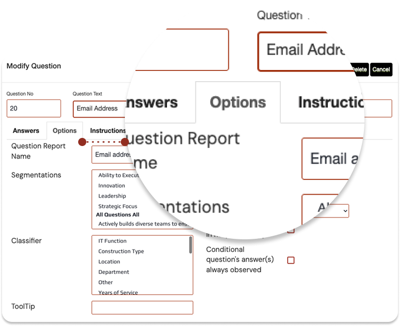 How to Set Up Questions Linked to Response Settings – Brilliant Assessments